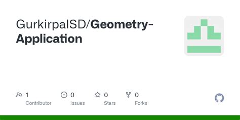 Github Gurkirpalsdgeometry Application