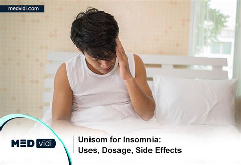 Unisom Doxylamine For Insomnia Uses Dosage Side Effects MEDvidi