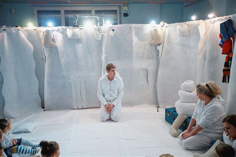 Первый снег Первый театр Кукольный театр Самодельные детские игрушки Театр