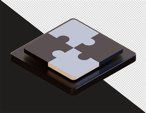 Premium Psd 3d Puzzle Blocks