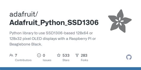 Github Adafruit Adafruit Python Ssd Python Library To Use Ssd Based X Or X