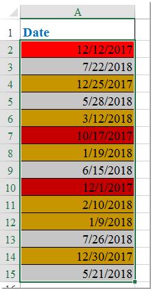 How To Conditional Formatting Red Amber Green Based On Date In Excel
