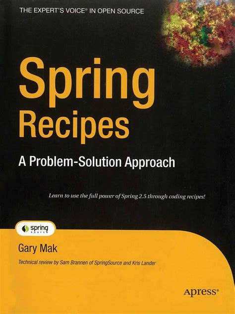 Buy Spring Recipes A Problem Solution Approach Book Online At Low Prices In India Spring