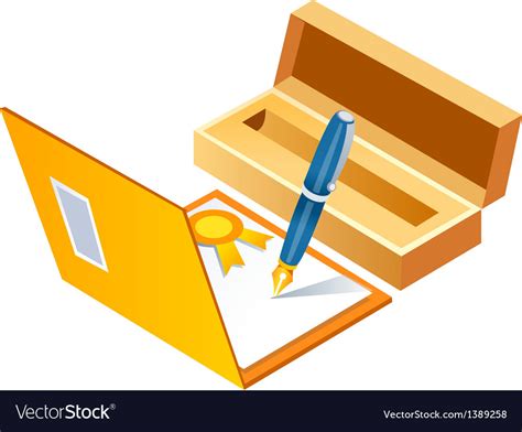 Icon Signiture Royalty Free Vector Image Vectorstock