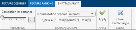 Rank And Export Features In Diagnostic Feature Designer Matlab And Simulink