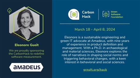 Green Software Foundation On Linkedin Greensoftware Carbonhack24 Softwaredevelopers Womenintech