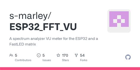 ESP32 FFT VU ESP32 FFT VU Ino At Master S Marley ESP32 FFT VU GitHub