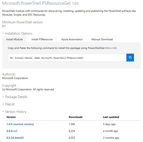Sucessor Of Powershellget Called Psresourceget Is Ga Icewolf Blog