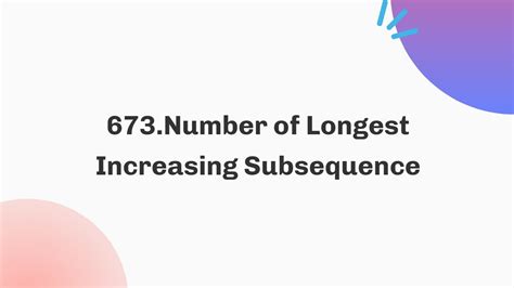 673 Number Of Longest Increasing Subsequence Daily Leetcode