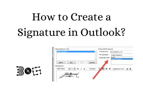 How To Create A Signature In Outlook Complete Guide Jguru