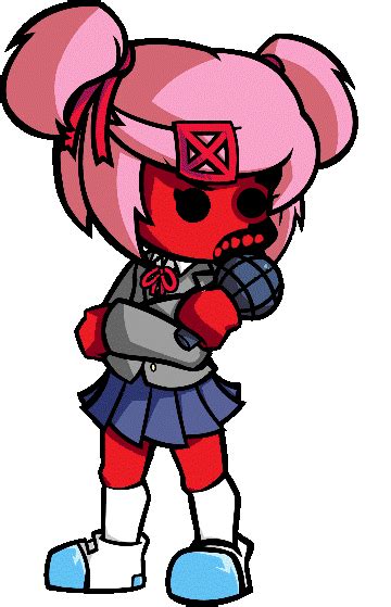 Starved Natsuki By Sfsfsfsfsfsfsffsf On Deviantart