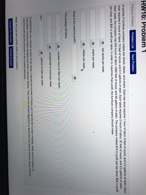 Solved HW16 Problem 1 Previous Problem Problem List Next Chegg Com