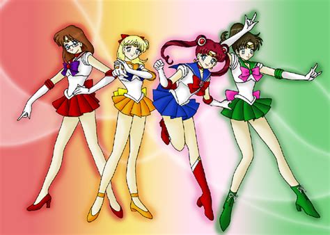 Updated Sailor Scouts By Lostangels On Deviantart