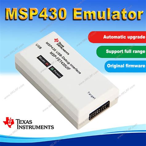 msp430 usb debug interface msp fet430uif emulator support jtag bsl sbw