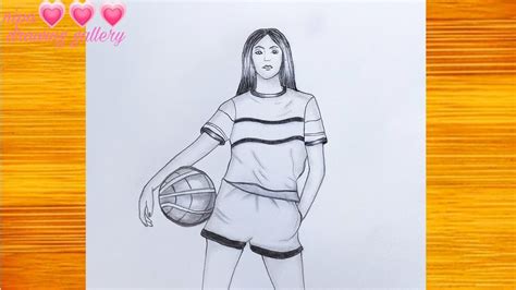 How To Draw A Volleyball Girl