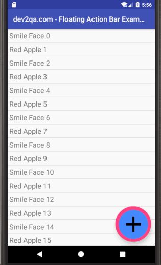 React Native Action Button Scrolling Hide Show Bottom Up Animation Stack Overflow