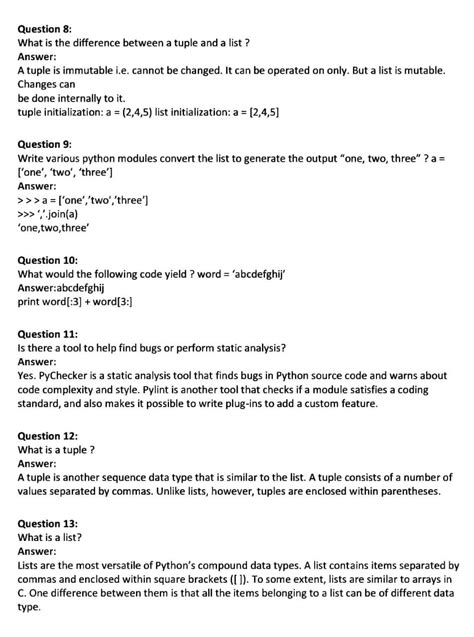 Mp Board Solution Class 11th Computer Science Python Chapter 8