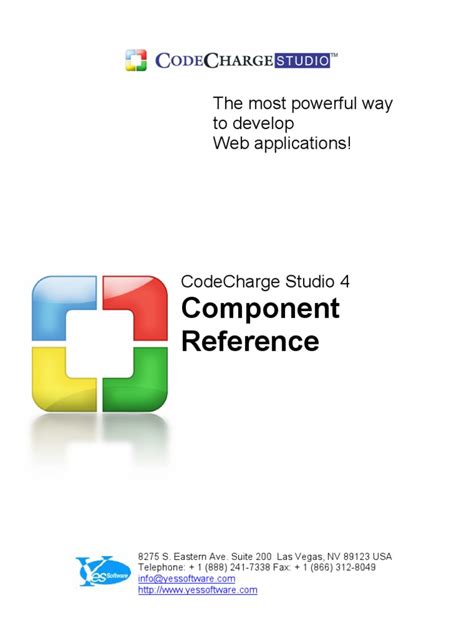 Component Reference Pdf File Format Active Server Pages
