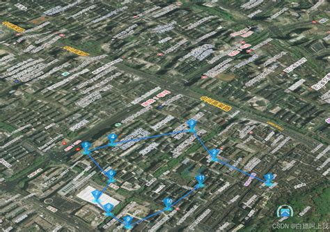 Cesium 无人机航线规划（航点航线） 技术栈