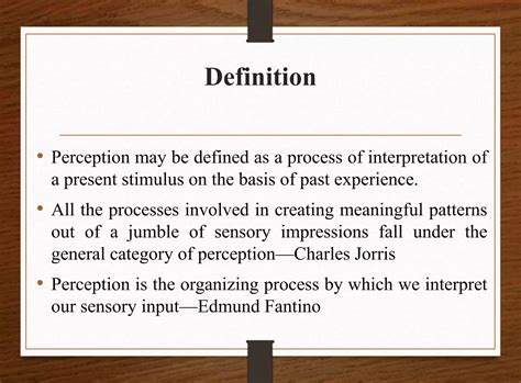 Perception Psychology Pptx