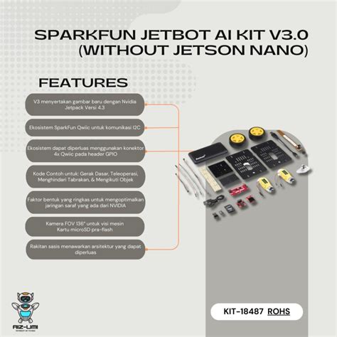 Jual Sparkfun Jetbot Ai Kit V30 Without Jetson Nano Shopee Indonesia