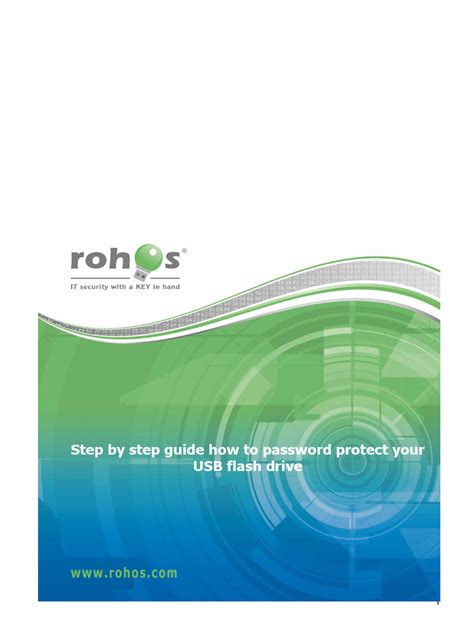 How To Password Protect Your Usb Flash Drive1 Pdf Usb Flash Drive Computer File