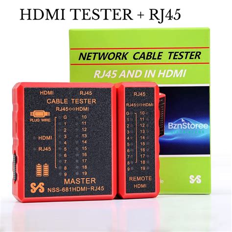 Jual CABLE TESTER RJ45 HDMI HDMI TESTER RJ45 LAN TESTER HDMI LAN TESTER KABEL LAN