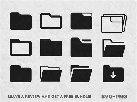 File Folder Svg Svg Files For Cricut Folder Icon Pack File Svg Computer Clipart Computer