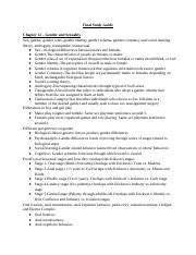 Exploring Gender Sexuality And Psychosexual Development Course Hero