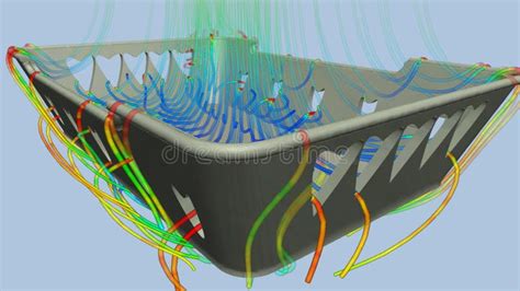 Basin Airflow Simulation Cfd Simulation Computational Fluid Dynamics