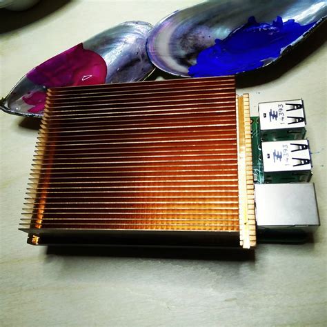 480 Gram Copper Heatsink Is Raspberry Pi Overkill Piday Raspberrypi Raspberrypi Adafruit