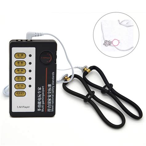 Wholesale Adult Electric Shock Pulse Climax Vagina Anal Stimulate Adjust Silicone Plug