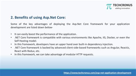 Ppt Best Practices For Aspnet Core Application Development Techcronus Powerpoint
