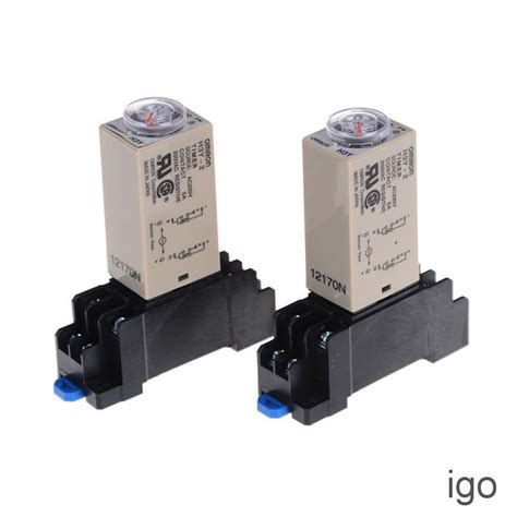 Igo 220v H3y 2 Power On Time Relay Delay Timer 0 30s 60s Dpdt And Base Socket Shopee Philippines