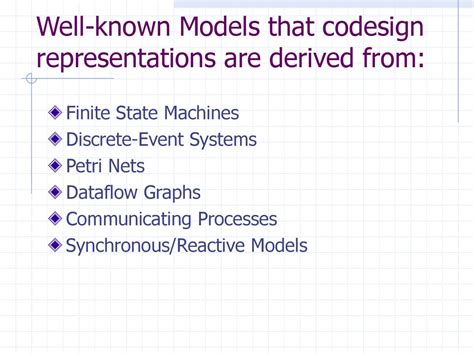 Hardwaresoftware Codesign Representation Models Ppt Download
