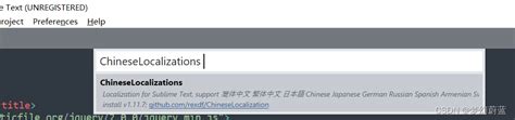 Sublime Text 4 中文汉化教程（version Build 4169）sublime汉化 Csdn博客
