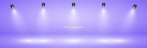 스포트라이트 효과와 빈 파스텔 바이올렛 스튜디오 추상 배경 제품 쇼케이스 배경 무대 조명 벡터 일러스트레이션 바닥재에 대한 스톡