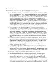 Module Assignment Docx EDAD Module Assignment Insubordination Failure To Change A