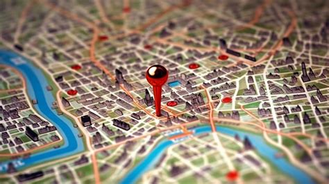 Premium Ai Image Gps Map Pointer On Map Navigation Concept Generative Ai