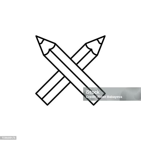 연필 그리기 아이콘을 편집 합니다 교육의 요소 그림입니다 기호와 기호는 웹 로고 모바일 앱 Ui Ux에 사용할 수 있습니다 개념에 대한 스톡 벡터 아트 및 기타 이미지