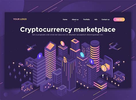 Premium Vector Modern Flat Design Isometric Concept Landing Page
