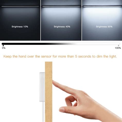 Under Cabinet Light Penetrable Touch Switch Hand Scan Motion Sensor Dimmable Orbisify Com