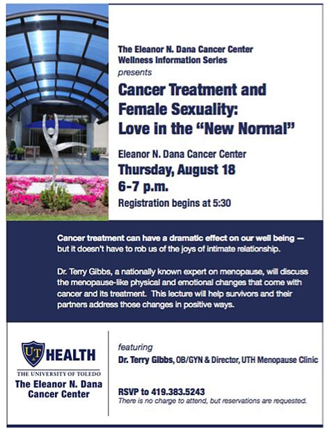 Ut To Hold Seminar On Cancer And Female Sexuality Utoledo News