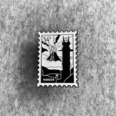 Mordor Stamp Pin Just Imagine Costumes Vancouver Bc