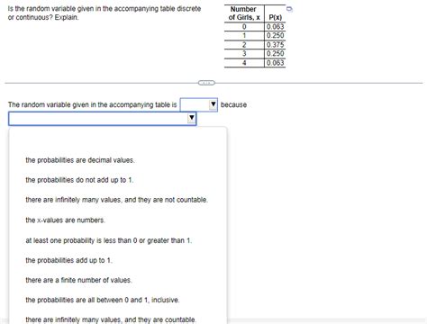Solved Is The Random Variable Given In The Accompanying