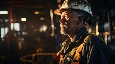 Premium Ai Image An Operator Working Doing Maintenance Tasks On An Oil