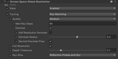 screen space global illumination high definition rp 14 0 11