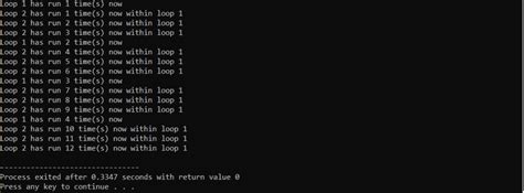 How To Nest While Loops In C With Example Code Tinqir