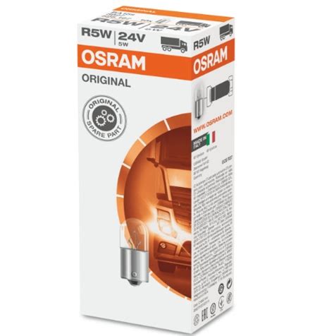 Автомобильная лампа R5W 24V BA15s OSRAM | лтпк.рф