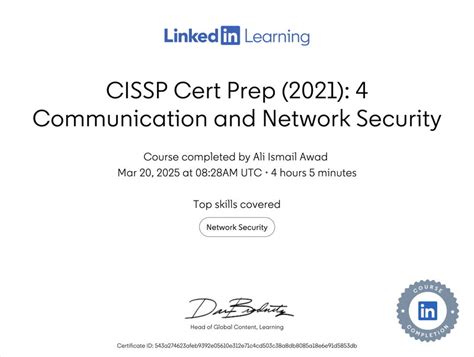 Cybersecurity Networksecurity Learning Ali Ismail Awad